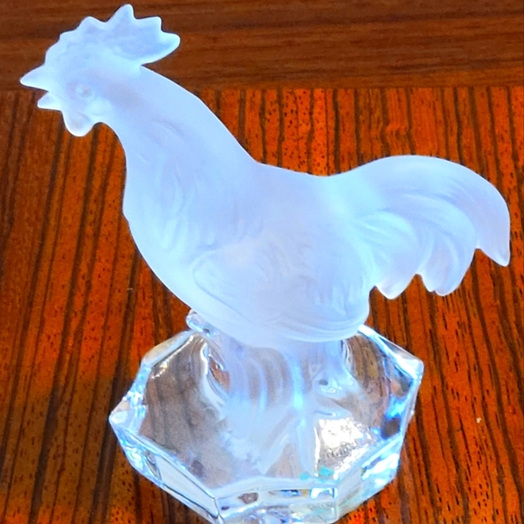 Goebel | Art | Goebel Crystal Ruster Figurine Signed | Poshmark